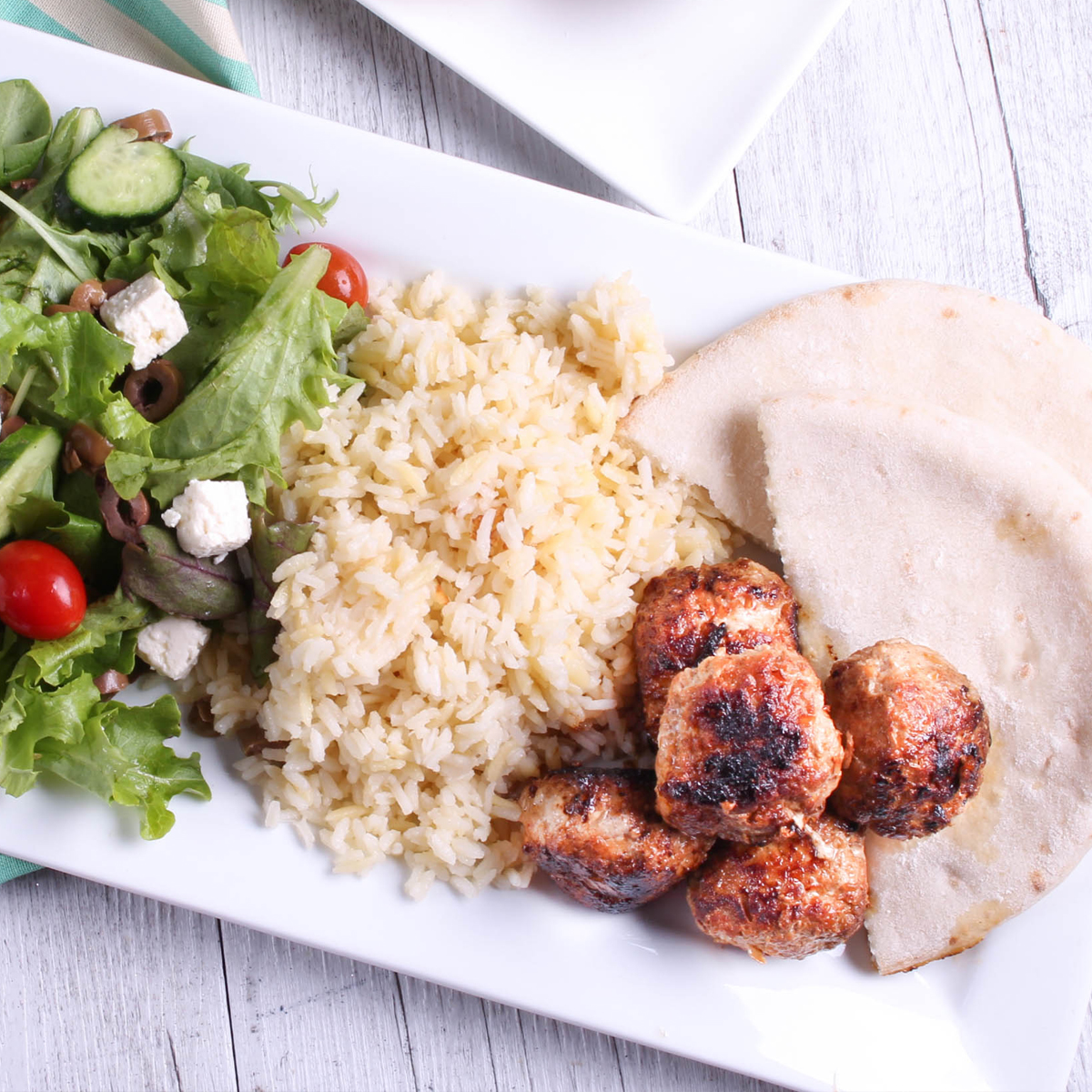 Pork Koftas with Turkish Rice Pilaf - SunPork Fresh Foods